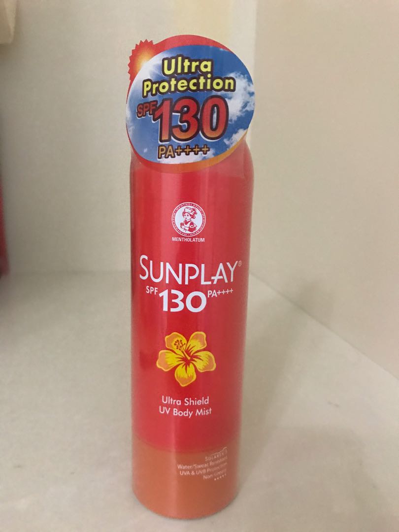 SUNPLAY Ultra Shield UV Body Mist SPF 130 PA++++, Beauty & Personal ...
