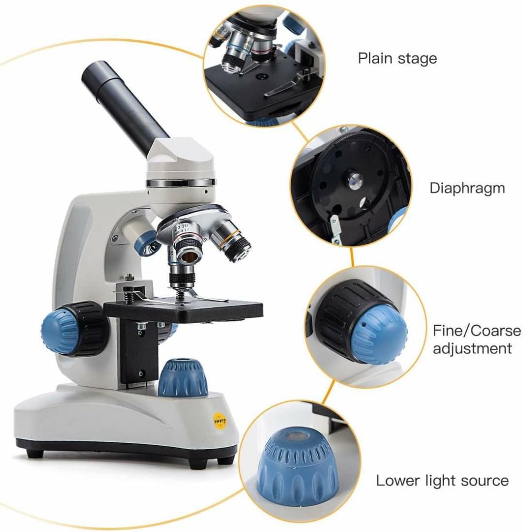 SWIFT Microscope SW150,Compound Student Microscope,40X-1000X,Monocular ...