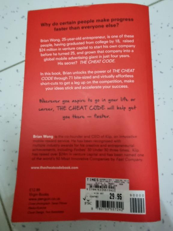 The Cheat Code, Hobbies & Toys, Books & Magazines, Fiction & Non ...