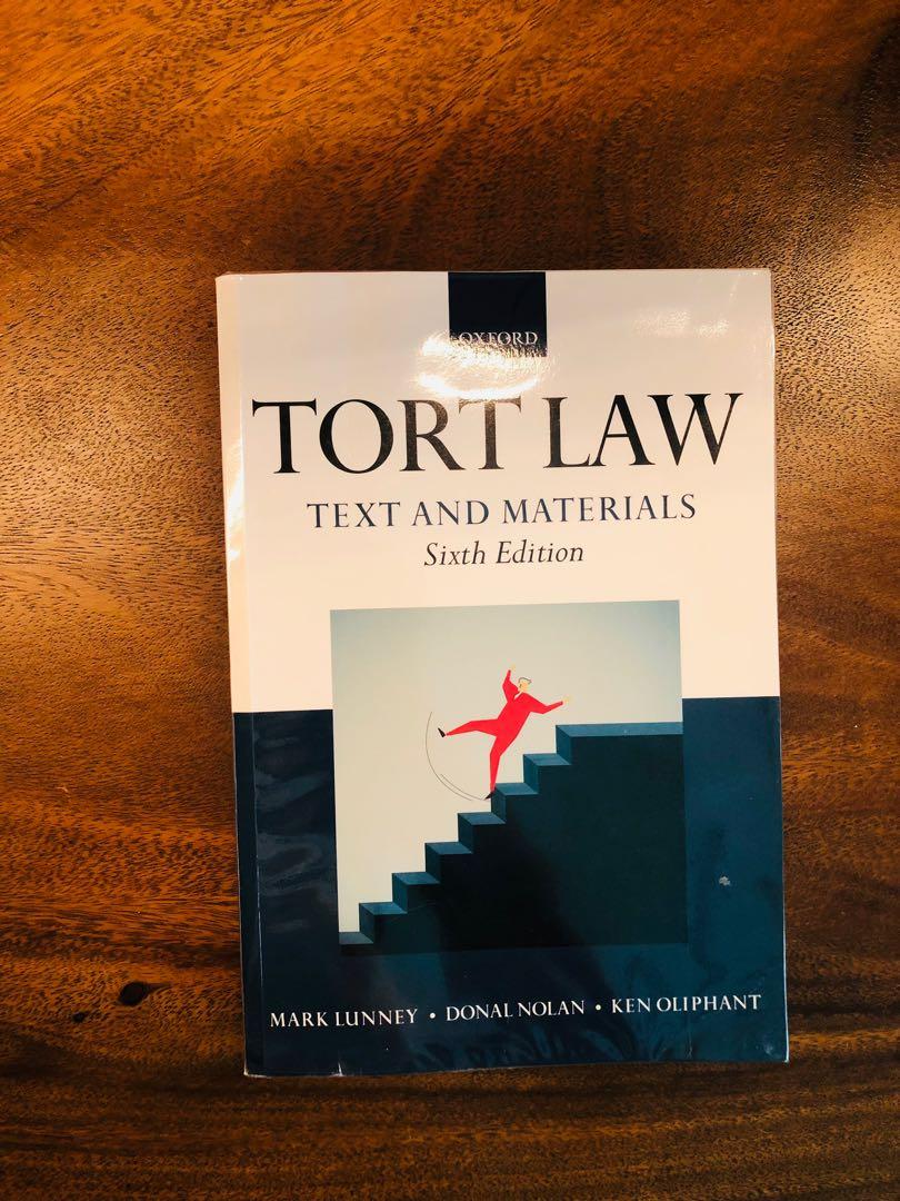 Tort Law: Text and Materials, Mark Lunny, 6th Edition, Hobbies & Toys ...