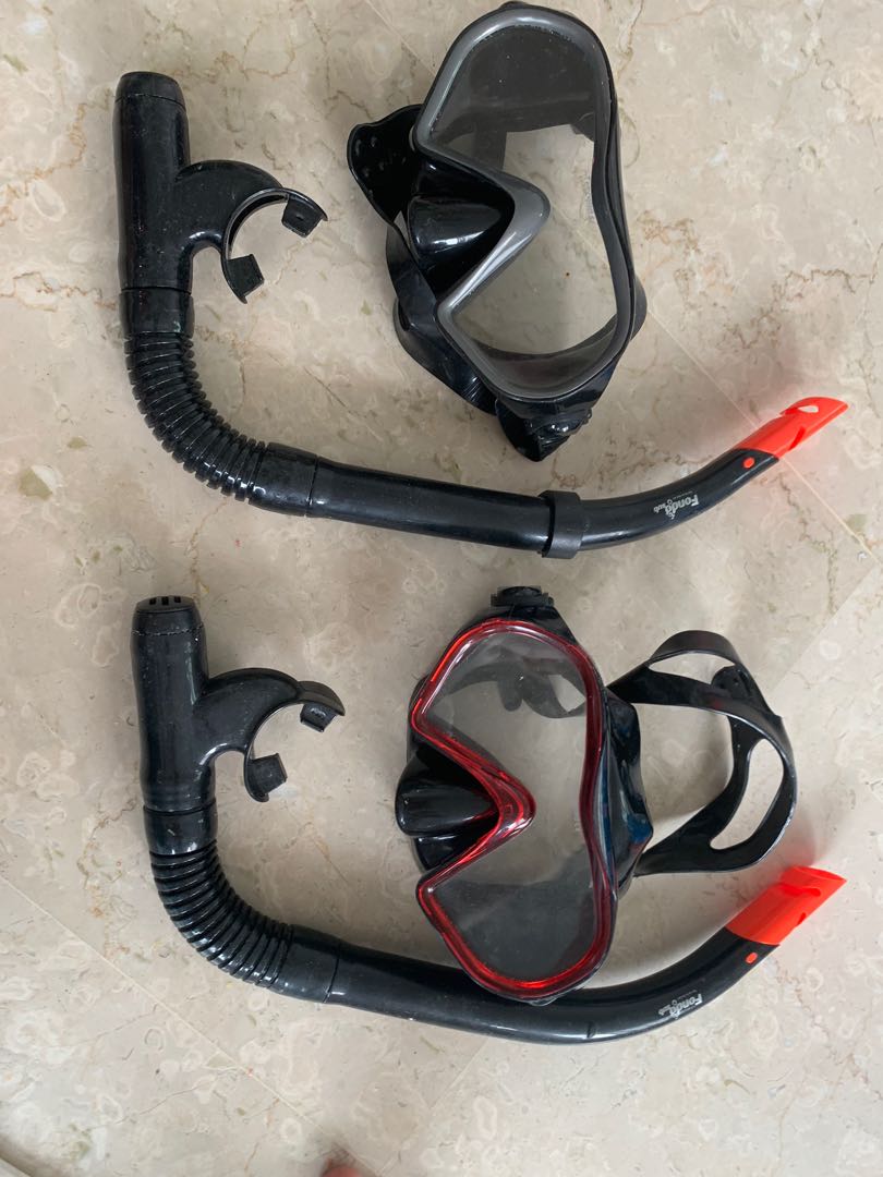 Tuba and masks set, Sports Equipment, Other Sports Equipment and ...