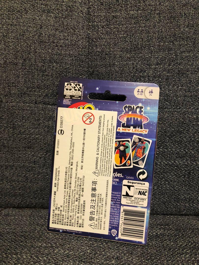 Uno Space Jam, 興趣及遊戲, 玩具 & 遊戲類 - Carousell