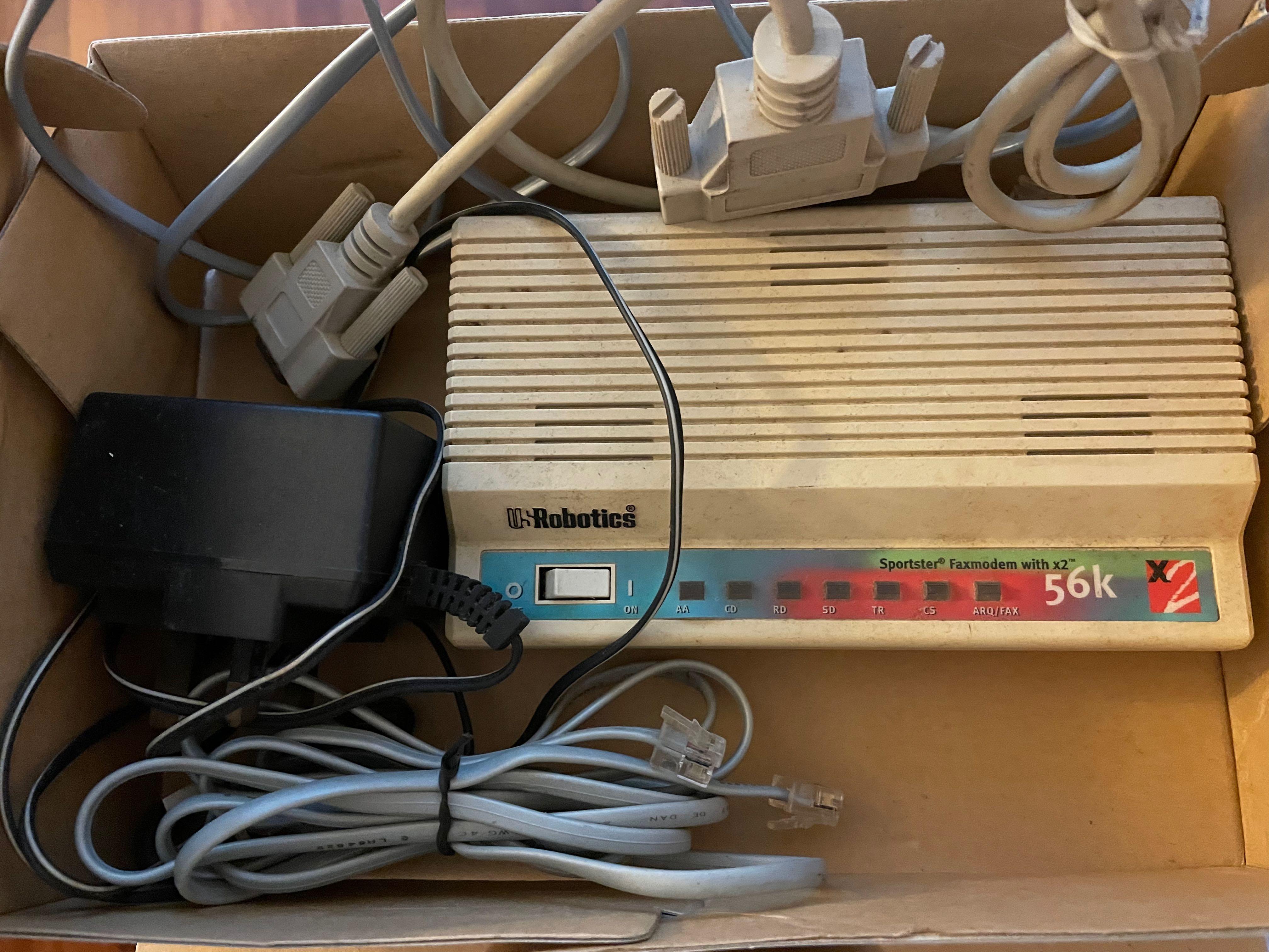 Rare US Robotics 56K Modem!, Hobbies & Toys, Memorabilia & Collectibles ...