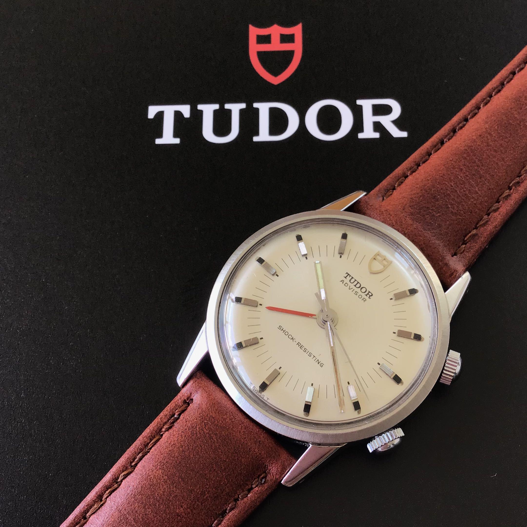 (SOLD) Vintage Rolex Tudor Advisor Alarm Manual Winding Oyster Watch ...