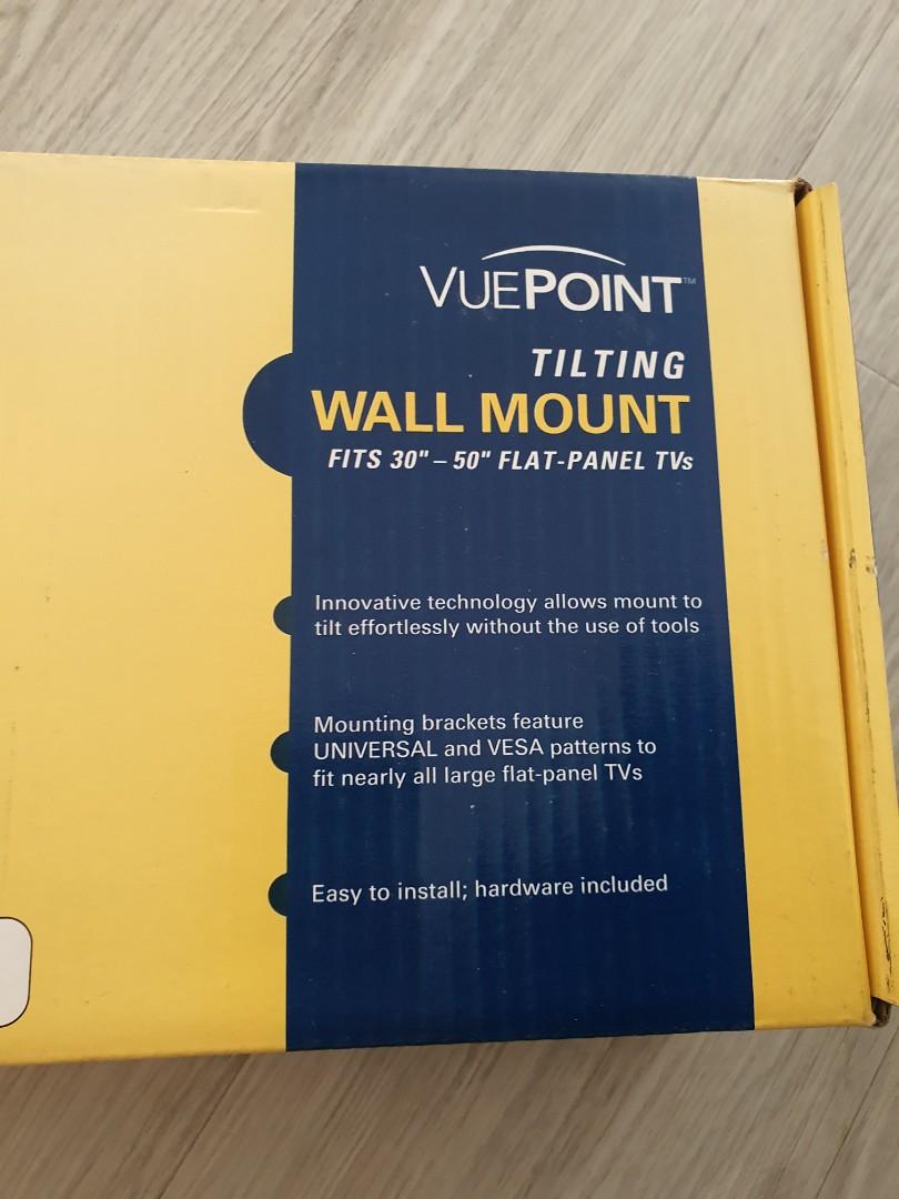 Vuepoint Tilting Wall Mount, TV & Home Appliances, TV & Entertainment ...