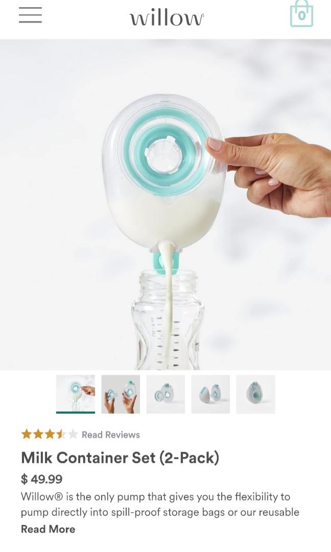 Willow Reusable Milk Containers 21mm, Babies & Kids, Nursing & Feeding ...
