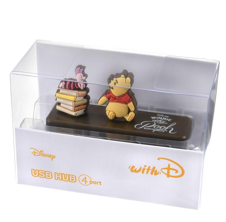 【日本代購】Winnie the Pooh USB hub, 電腦＆科技, 電腦周邊及配件, 其他 - Carousell