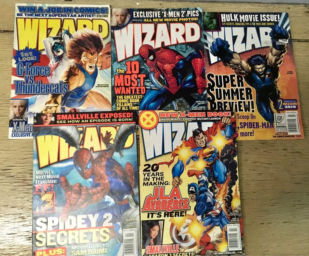 Wizard Magazine Back issues, Hobbies & Toys, Books & Magazines ...