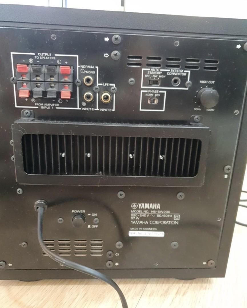 Yamaha Subwoofer NS-SW-200, Audio, Soundbars, Speakers & Amplifiers on ...