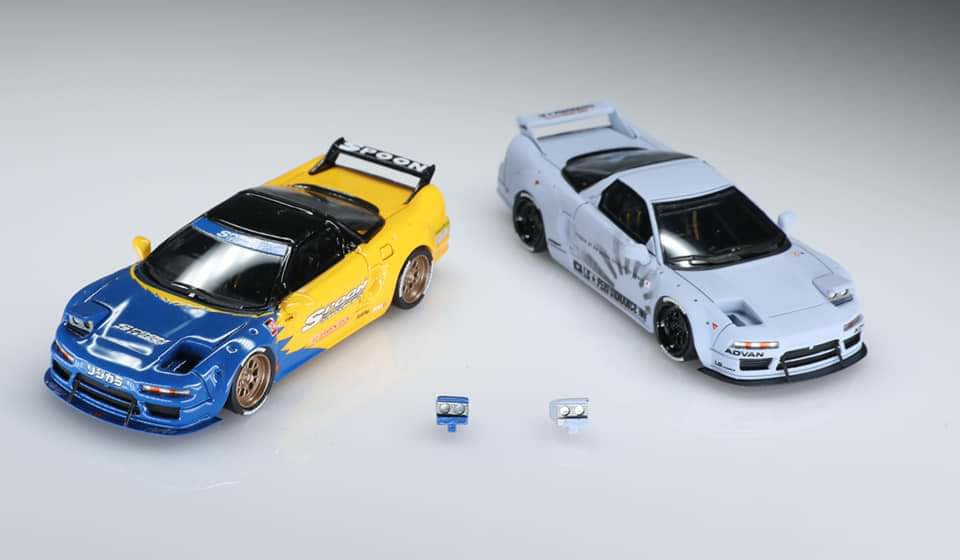 Ym Model 1:64 樹脂模型。NSX LB寛體改裝版，第三批2色預售中。Spoon塗裝, 興趣及遊戲, 玩具 & 遊戲類 ...
