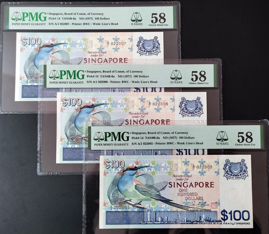 $100 Bird Banknotes A1 PMG58, Hobbies & Toys, Memorabilia ...