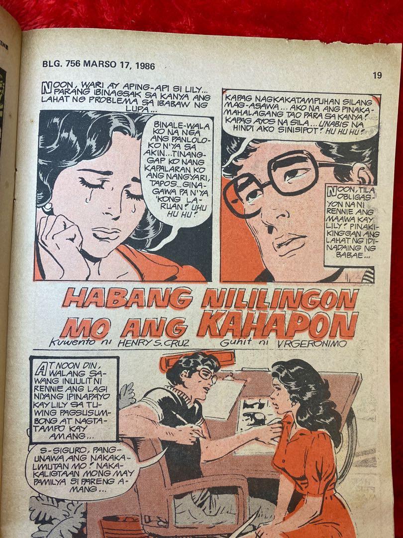1987 Love Story Komiks #757 Edu & Rio Tagalog Comics Printed In The ...