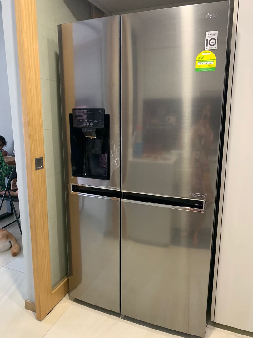 2 year old LG 601L side-by-side fridge. Model: GS-L6012PZ, TV & Home ...