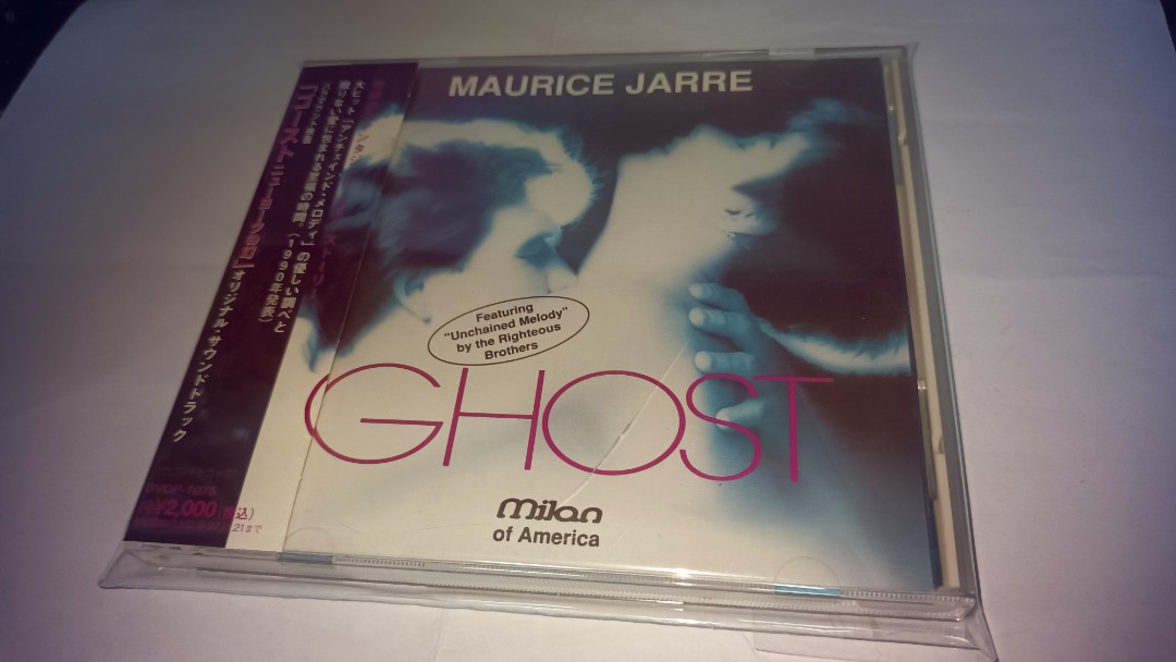 發燒天碟 日本罕有見本盤 人鬼情未了 GHOST OST 日本JVC版 CD music by MAURICE JARRE, 興趣及遊戲, 音樂、樂器 & 配件, 音樂與媒體 - CD 及 ...