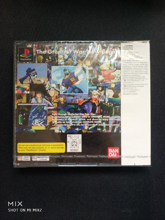 全新未拆 PS1 Mobile Suit Gundam Perfect One Year War 高達 機動戰士, 電子遊戲, 電子遊戲 ...