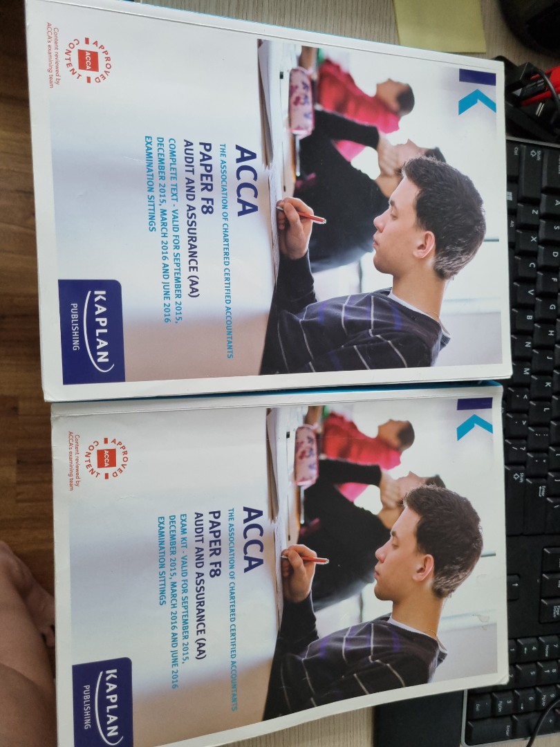 ACCA F8 text book and exam kit, Hobbies & Toys, Books & Magazines ...