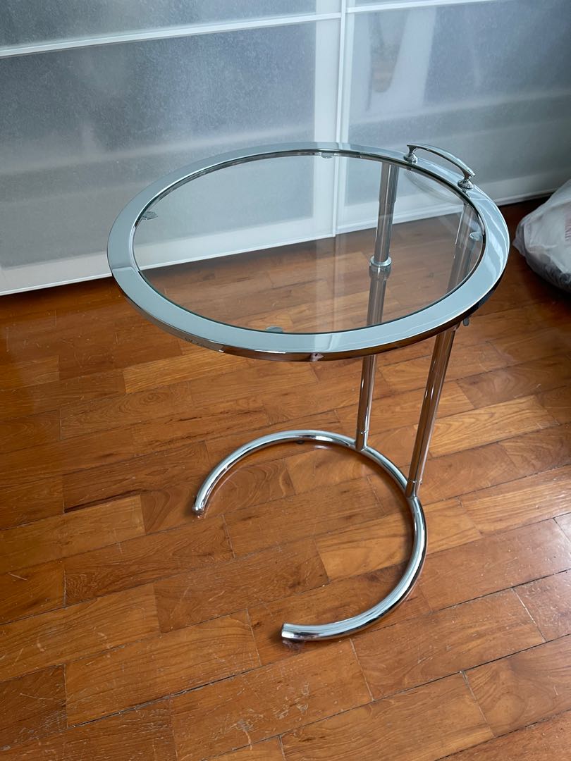 Adjustable Round Side Table, Furniture & Home Living, Furniture, Tables ...