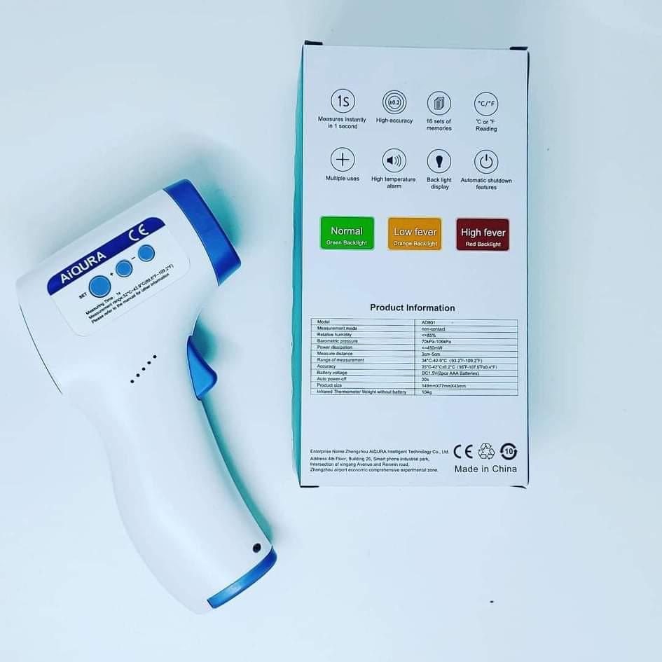 Aquira infrared thermogun, Health & Nutrition, Thermometers on Carousell