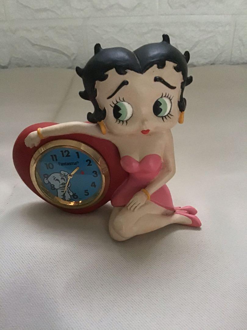 Betty boop mini clock, Hobbies & Toys, Memorabilia & Collectibles ...