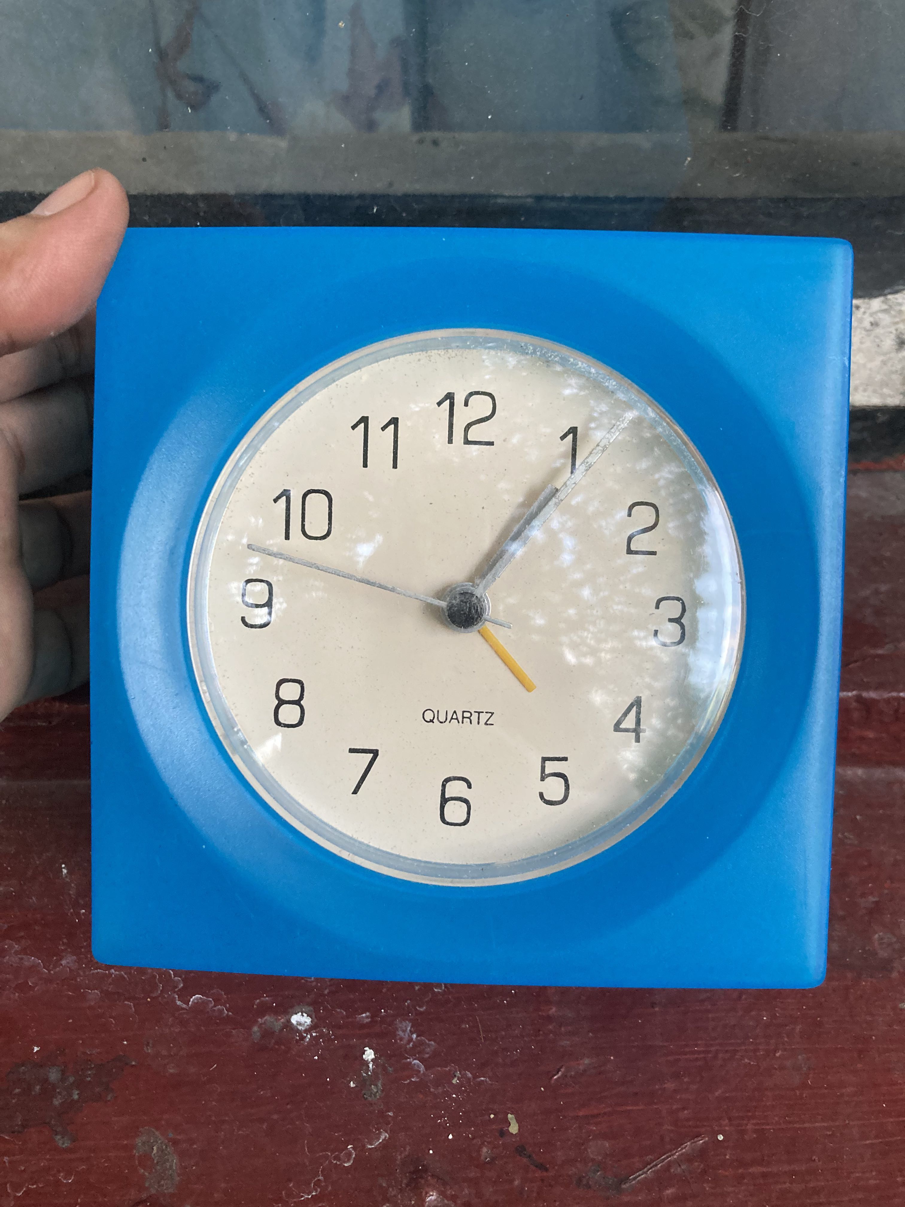 Blue Jelly Clock, Furniture & Home Living, Home Decor, Clocks on Carousell