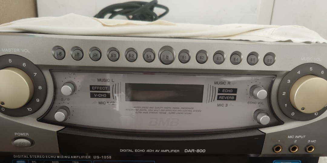 BMB DAR-800 karaoke mixing amplifier, Audio, Soundbars, Speakers ...
