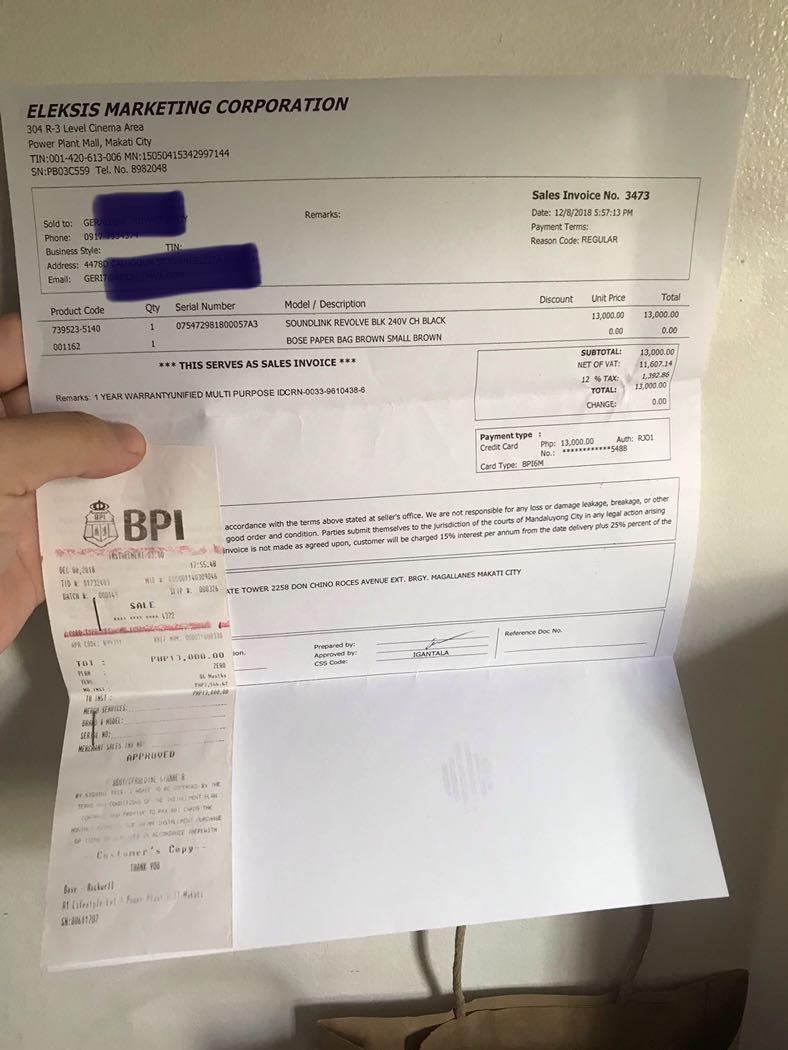 Bose Soundlink revolve with official receipt, Audio, Soundbars ...