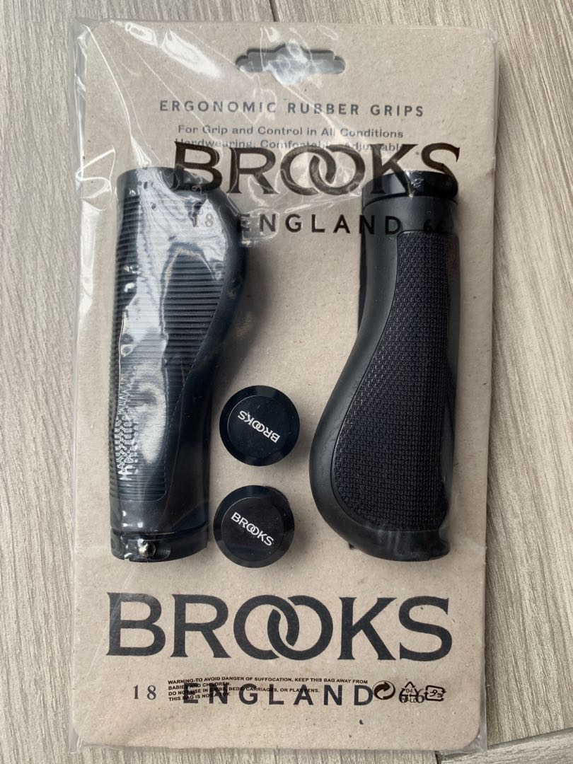 Brooks Ergonomics Rubber Grip (130mm/130mm), Sports Equipment, Bicycles ...