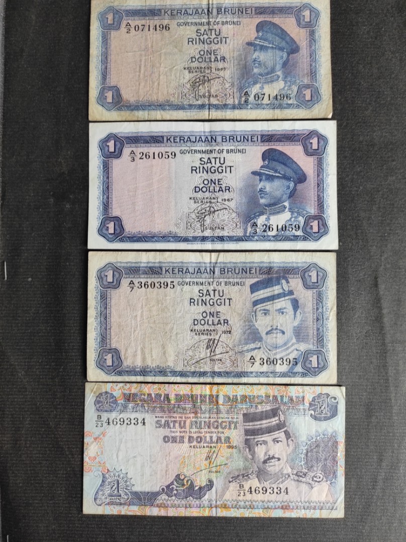 Brunei $1.00 old notes., Hobbies & Toys, Memorabilia & Collectibles ...