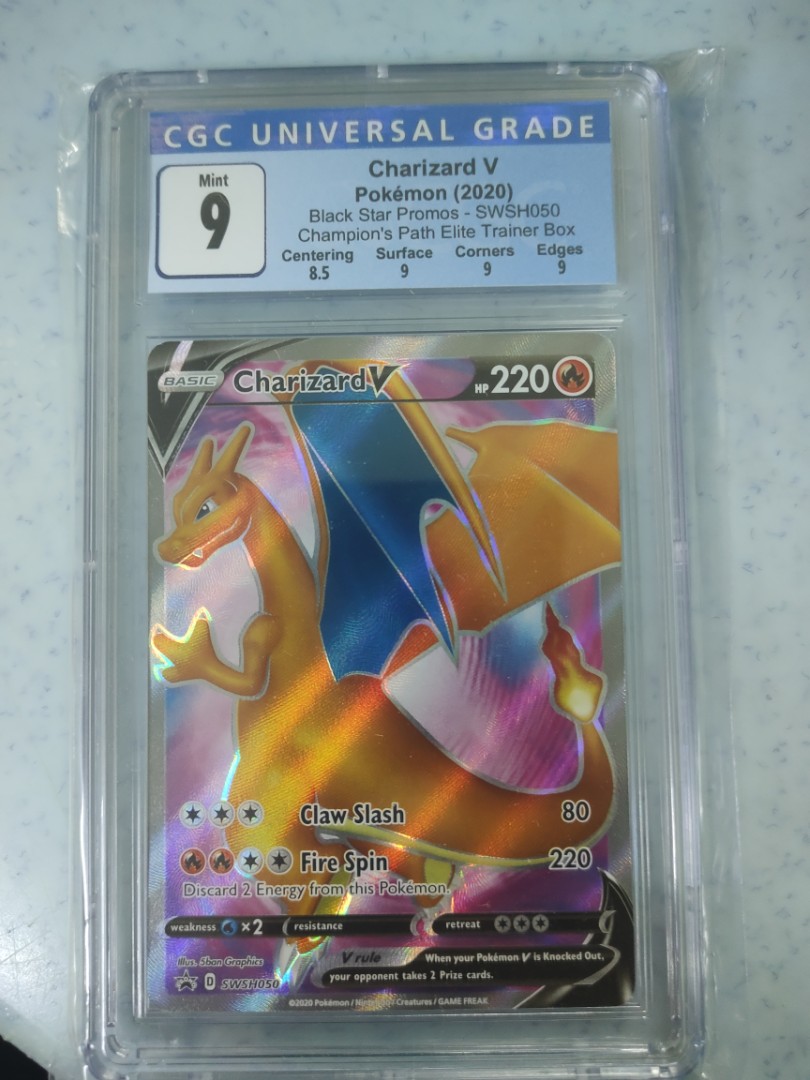 Charizard V CGC 9, Hobbies & Toys, Toys & Games on Carousell