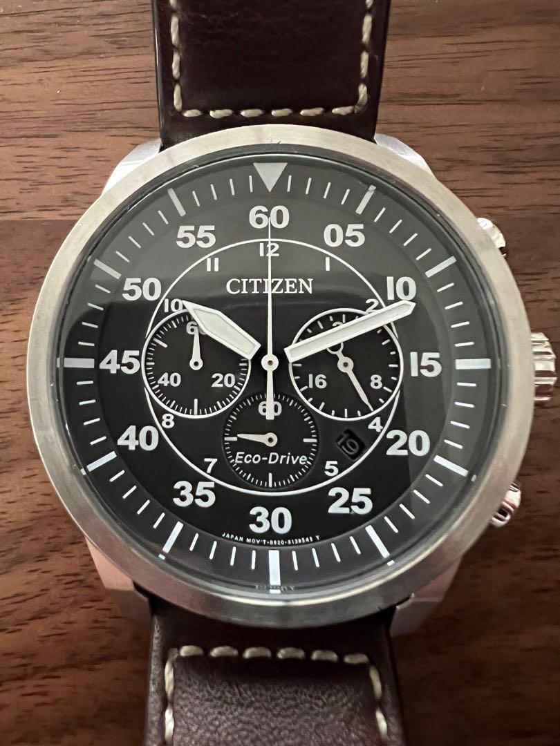Citizen Eco Drive aviator chronograph, Men's Fashion, Watches ...