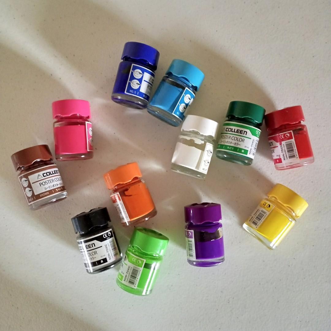 Colleen Poster color by 12 pcs assorted, Hobbies & Toys, Stationary ...