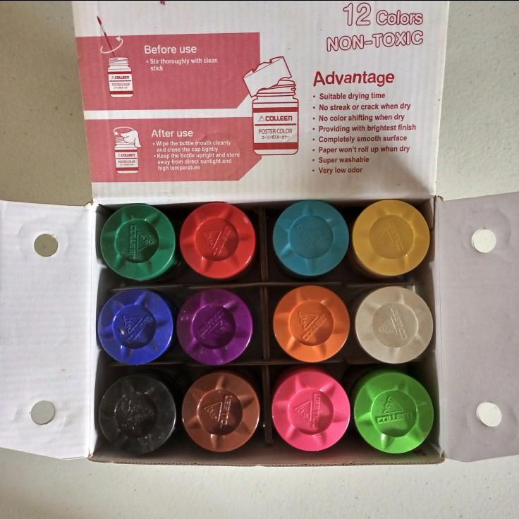 Colleen Poster color by 12 pcs assorted, Hobbies & Toys, Stationary ...