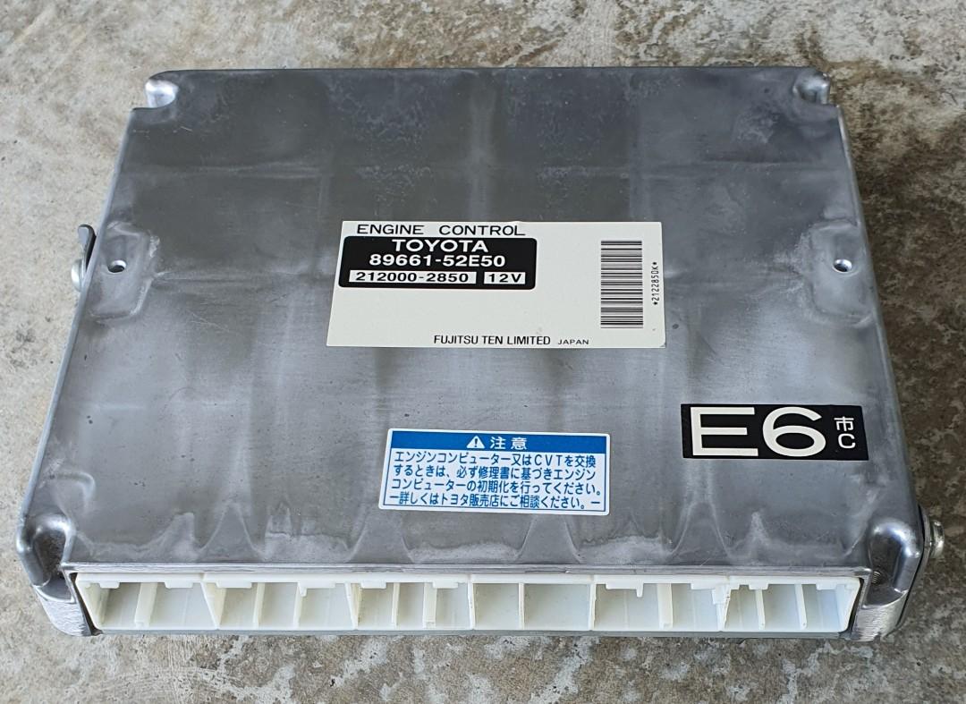 Toyota NCP81G, ECU, 89661 52E50, for $100, Car Accessories, Electronics & Lights on Carousell