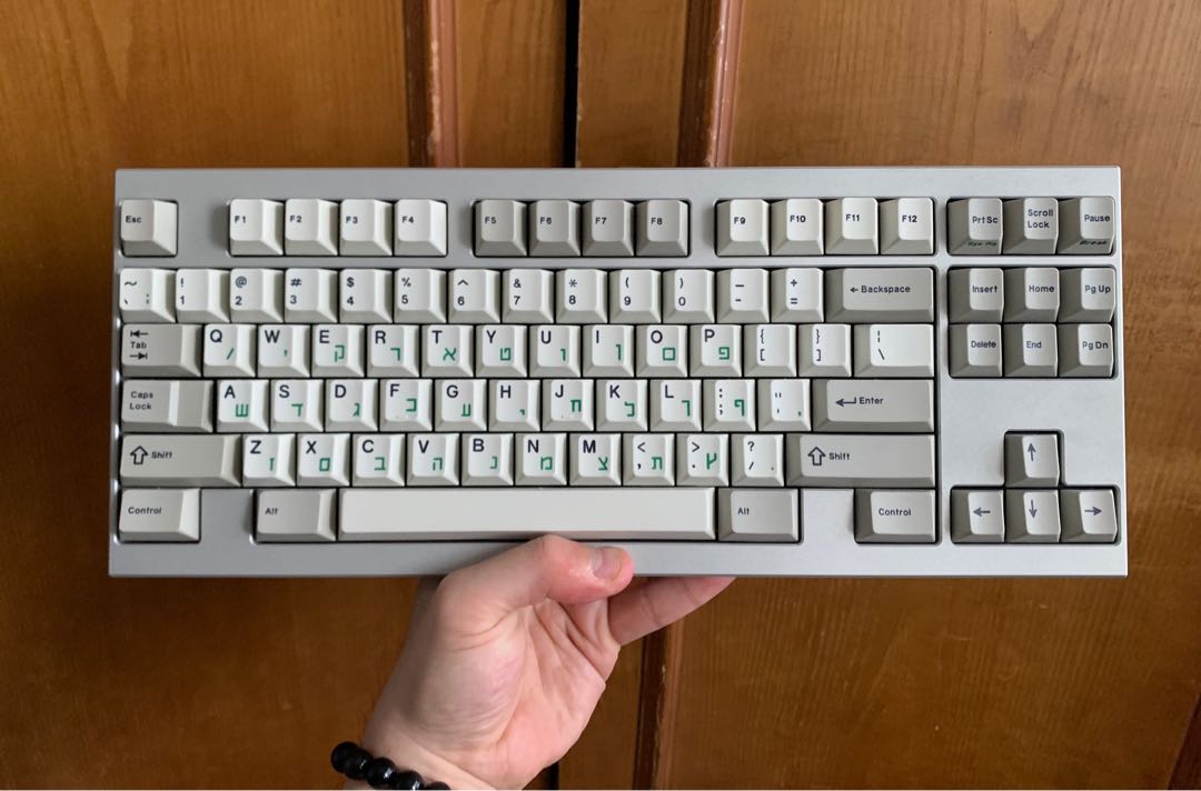 CRP R4 Hebrew Green + All in Mods + Green Winkey keycaps set, Computers ...