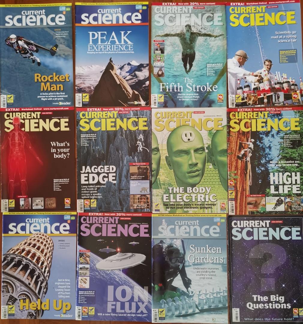 Current Science Magazine., Hobbies & Toys, Books & Magazines, Magazines ...