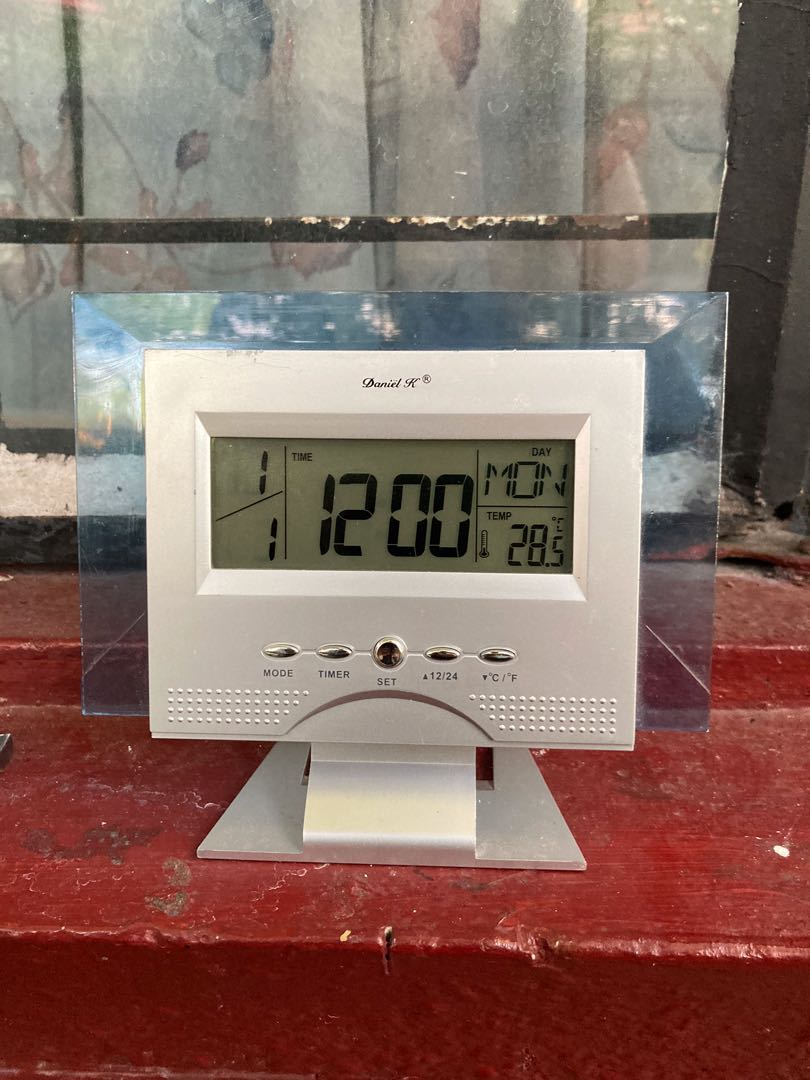 Daniel K Desk Clock, Furniture & Home Living, Home Decor, Clocks on ...