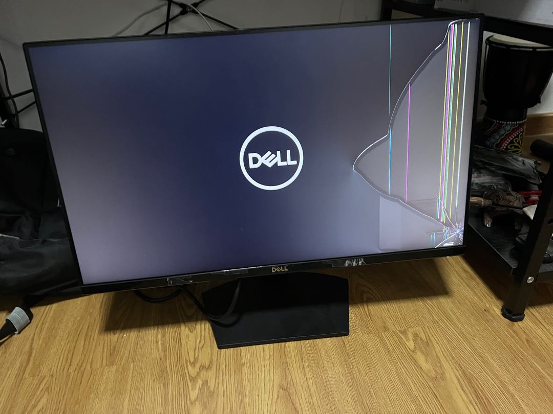 Dell Monitor - cracked screen, Computers & Tech, Laptops & Notebooks on ...