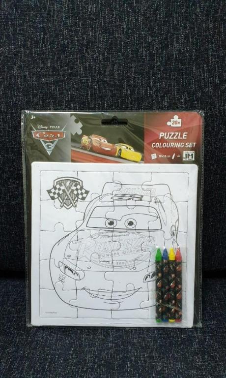 Disney Pixar Cars Puzzle Colouring Set, Hobbies & Toys, Stationery ...