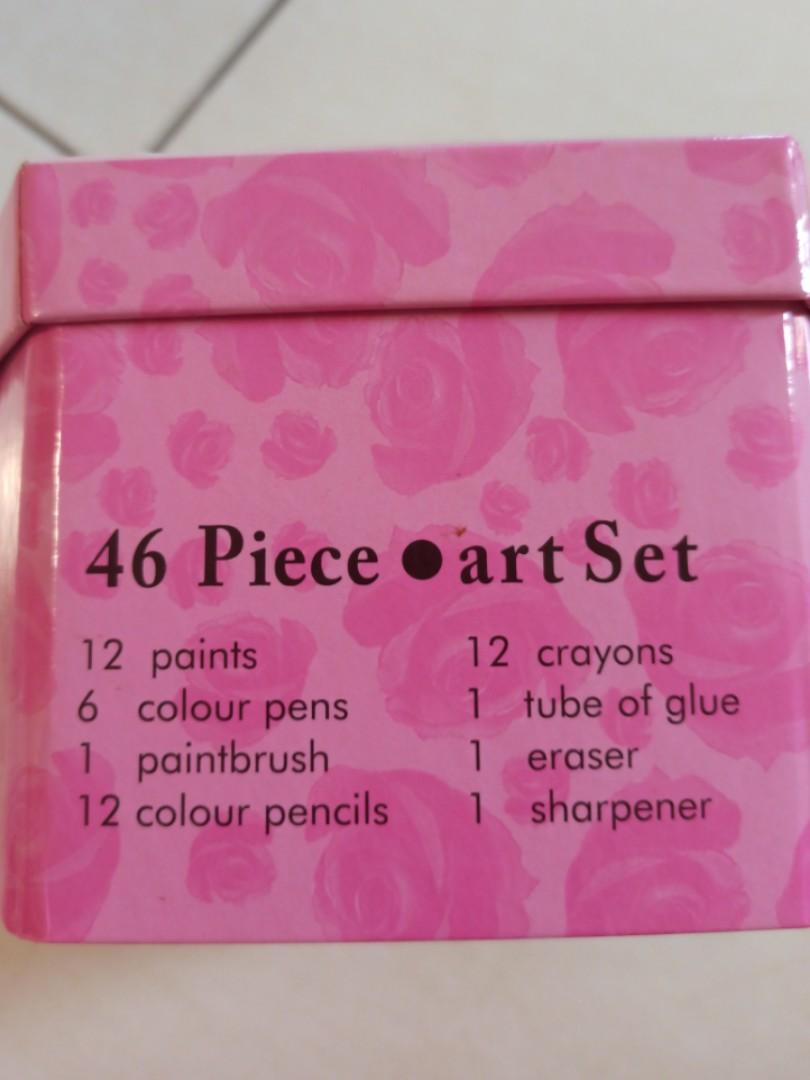 Disney Princesses 46 Pieces Art Set Box, Hobbies & Toys, Stationery ...