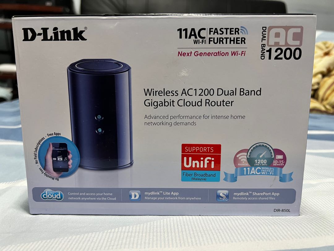 D-Link DIR-850L AC1200 router, Computers & Tech, Parts & Accessories ...
