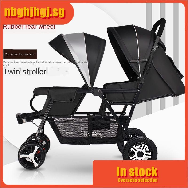 Double stroller front back, Babies & Kids, Going Out, Strollers on ...