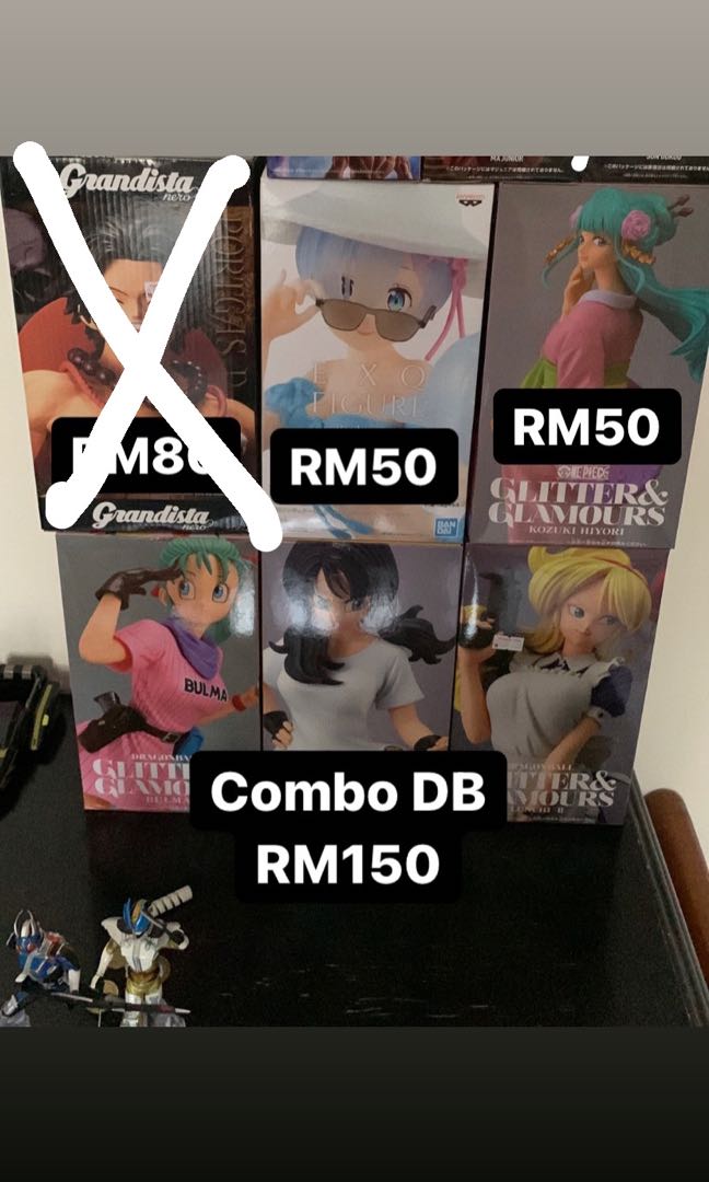 Dragonball/One Piece/Rem collection to letgo, Hobbies & Toys ...