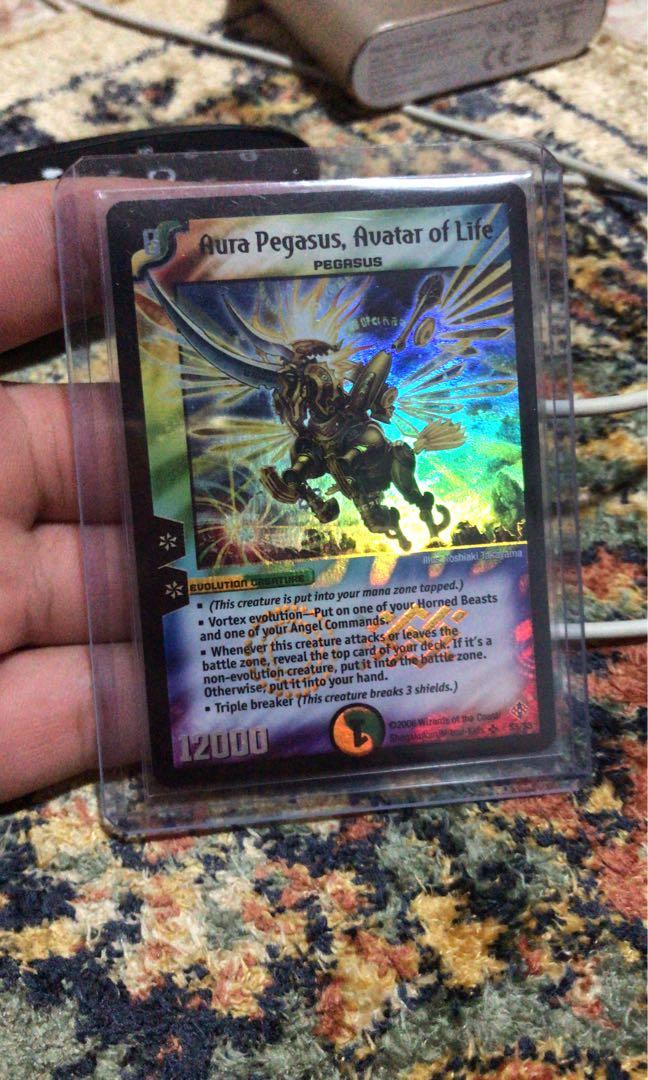 DUEL MASTERS AURA PEGASUS AVATAR OF LIFE, Hobbies & Toys, Toys & Games ...