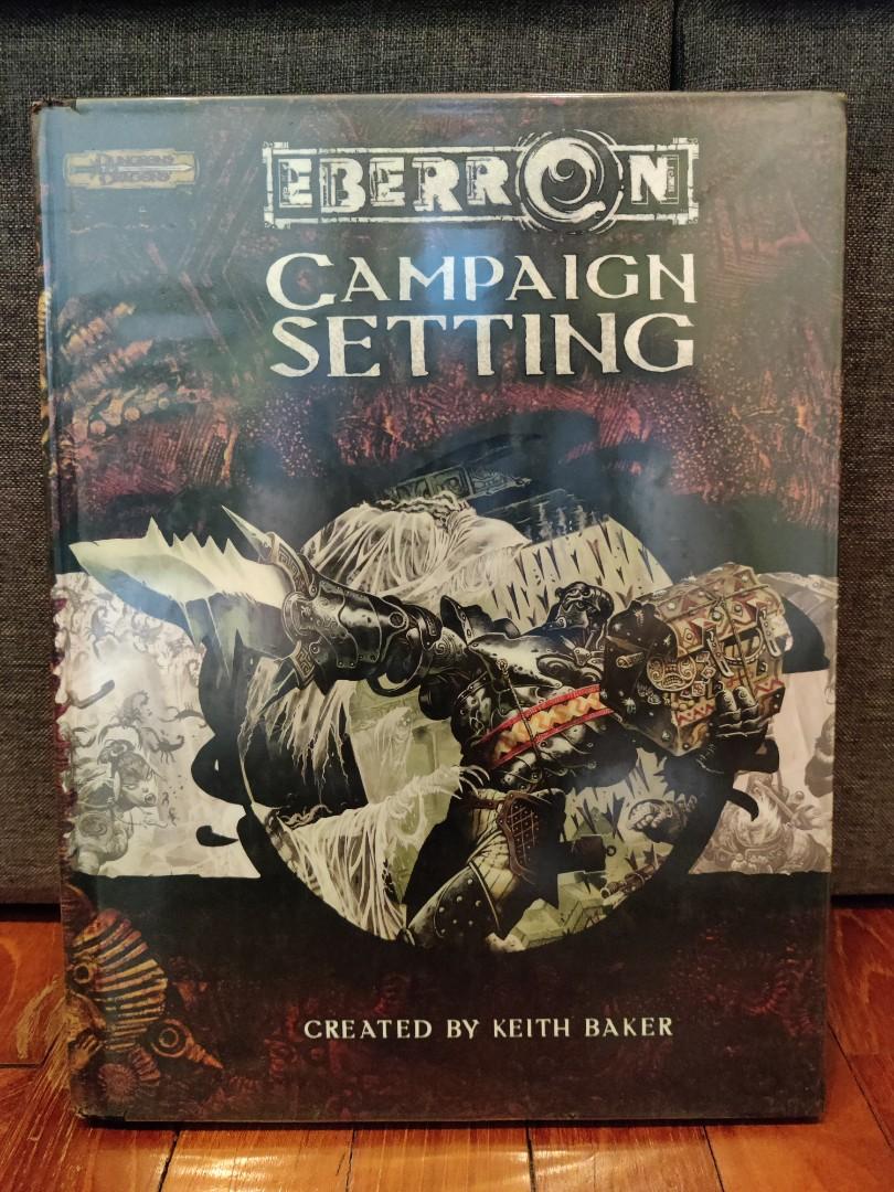 Eberron campaign setting for Dungeon and Dragons (D&D), Hobbies & Toys ...