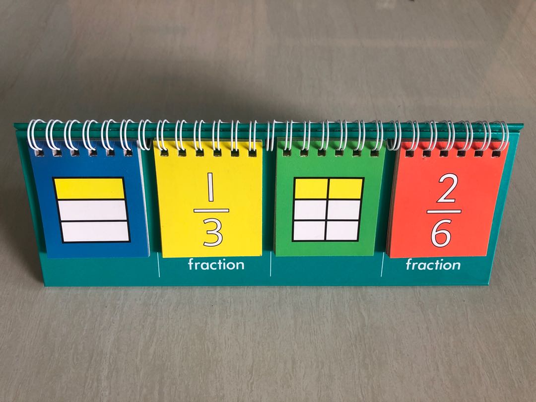 Edx Education Fraction Flip chart, Hobbies & Toys, Toys & Games on ...
