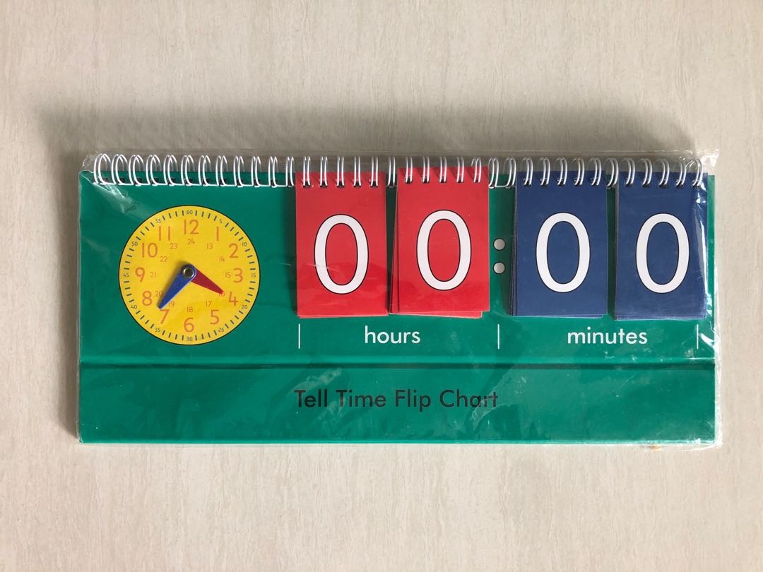 flip chart clock