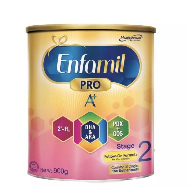 Enfamil Pro A+ Stage 2 Follow On Formula Milk (900g), Babies & Kids ...