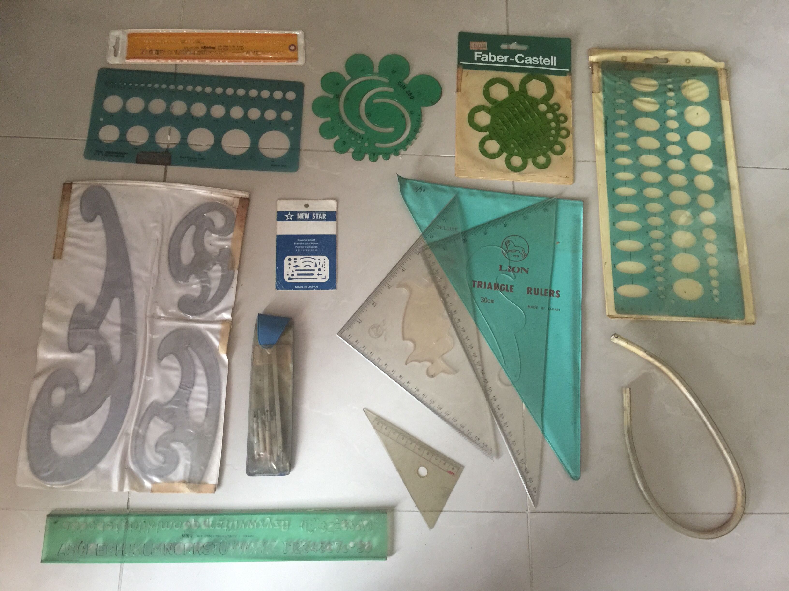 Entire bundle of used drawing/drafting instrument for sale at $5 ...