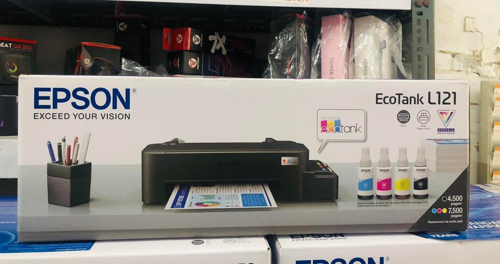 Epson EcoTank L121 A4 Ink Tank Printer, Computers & Tech, Printers ...