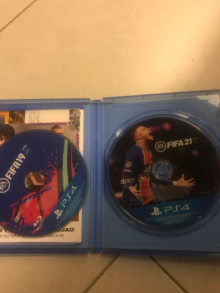 FIFA 21 & fifa 19 disc, Video Gaming, Video Games, PlayStation on Carousell